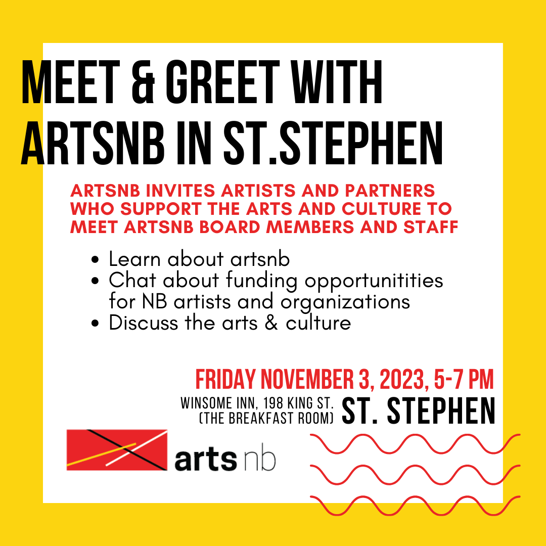 artsnb Meet & Greet in St. Stephen - ArtsNB