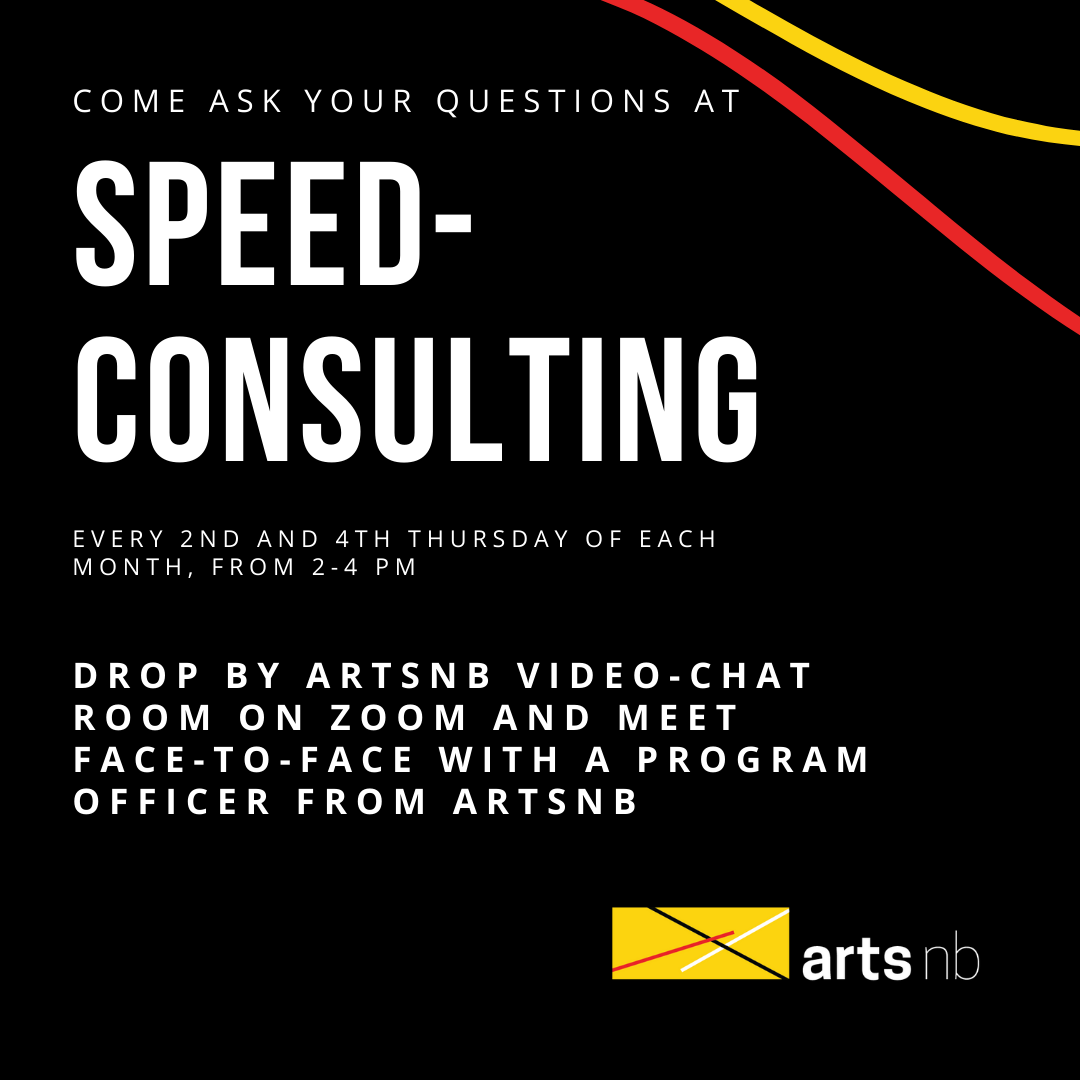artsnb Speed-Consulting sessions - ArtsNB